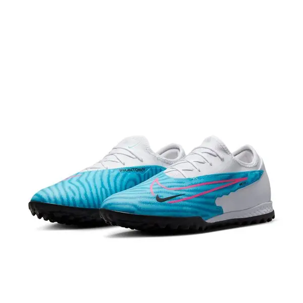 Nike React Phantom Gx Pro Tf "blast Pack" Sneakers - Blue/white