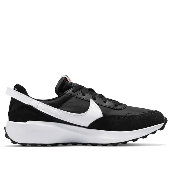 Nike Waffle Debut Low Top Sneakers - Black/white