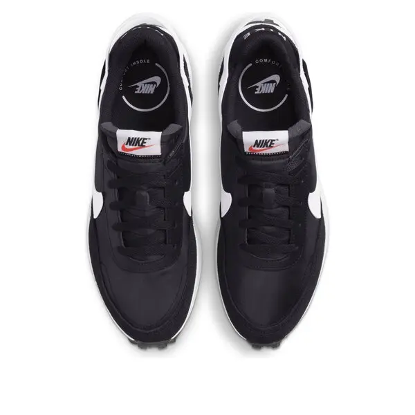 Nike Waffle Debut Low Top Sneakers - Black/white