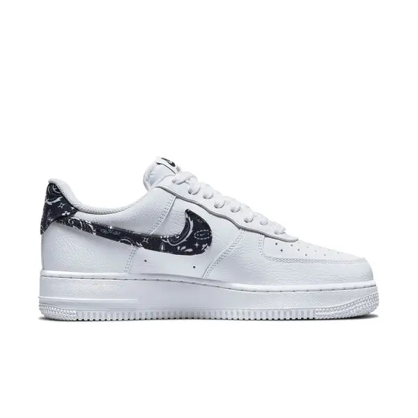 Nike Force 1 '07 Essentials "black Paisley" Low Top Sneakers