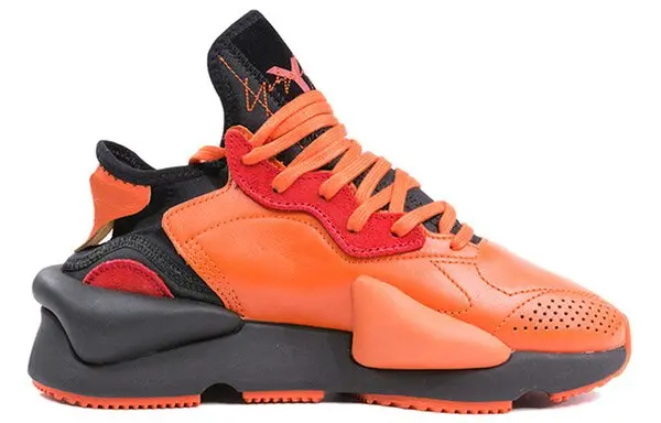 Adidas Y-3 Kaiwa "icon Orange" Sneakers - Blackorange