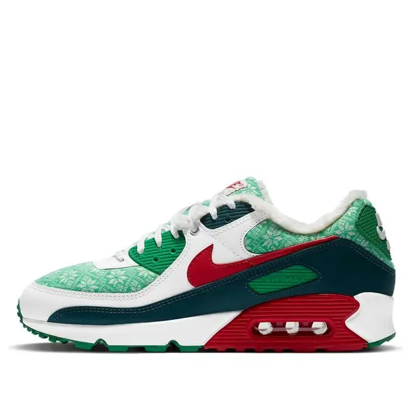 Nike Max 90 "christmas Sweater" Sneaker - Black/green/red