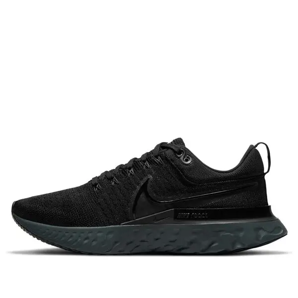 Nike React Infinity Run Flyknit 2 Athletic Sneakers - Black