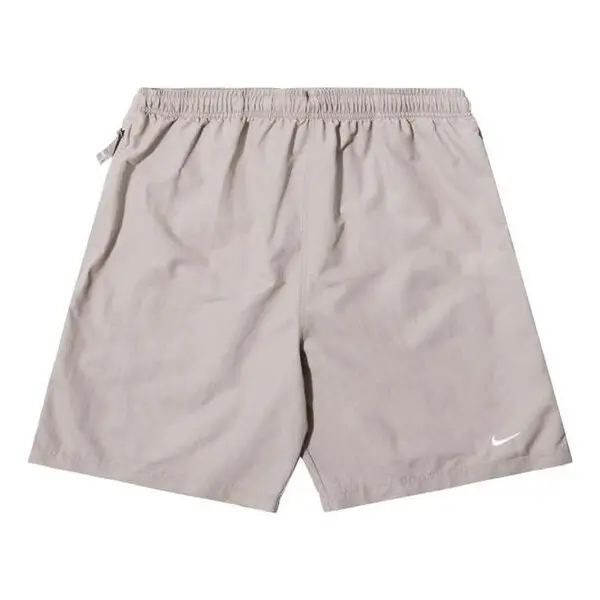 Nike Swoosh Logo Embroidered Loose Shorts - Multi-color