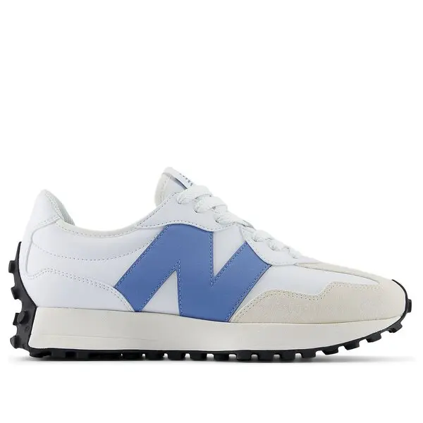 NEW BALANCE 327 Sneakers - White/blue Laguna