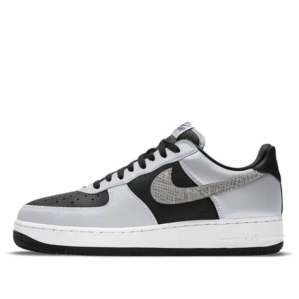 Nike Force 1 '3m Snake' Low Top Sneakers - Silver/black