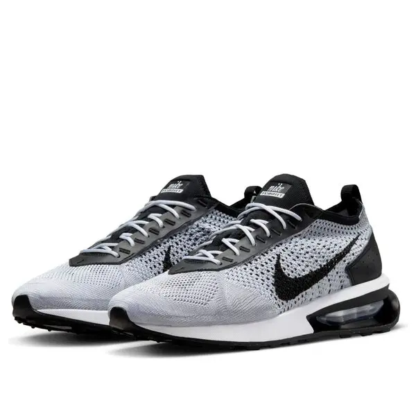 Nike Max Flyknit Racer 'white Black - Gray/black
