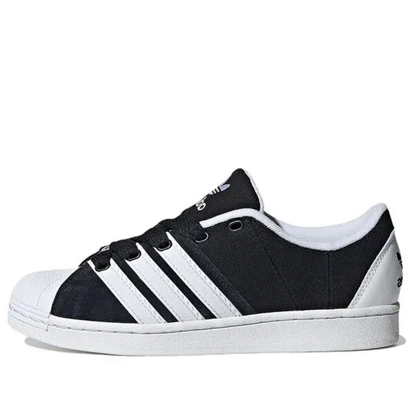 Adidas Originals Superstar Supermodified Lace-up Sneakers - Core Black/cloud White/cloud White