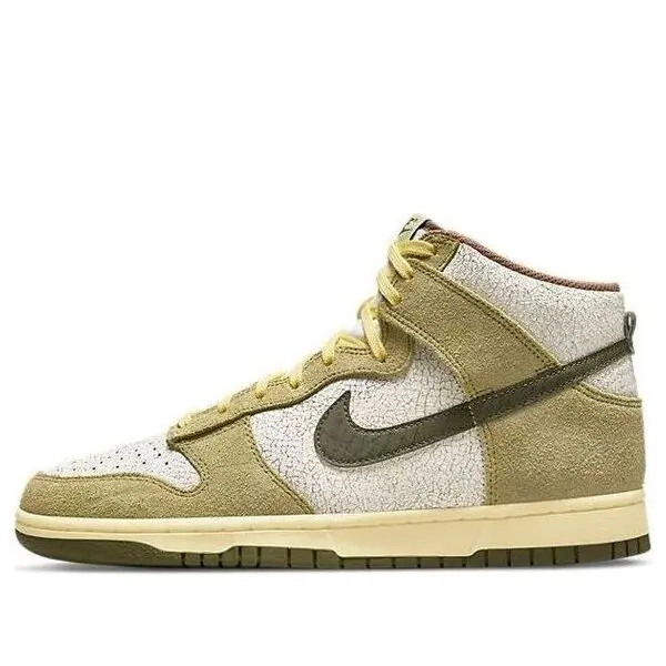 Nike Dunk High 're-raw' Sneakers - White/green