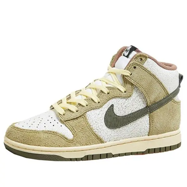 Nike Dunk High 're-raw' Sneakers - White/green