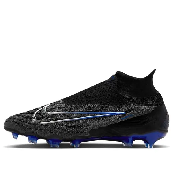 Nike Phantom Gx Elite Gripknit Df Fg 'shadow Pack' Football Boots - Black/hyper Royal/chrome