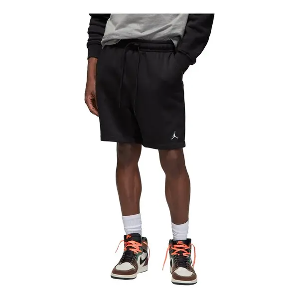 JORDAN Essential Fleece Shorts - Black