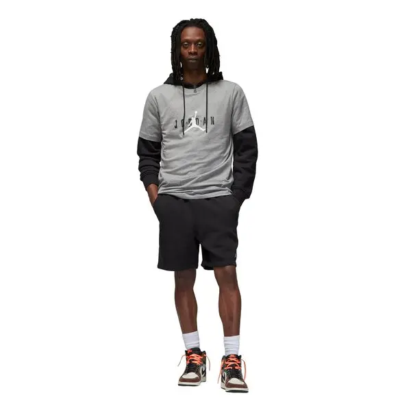 JORDAN Essential Fleece Shorts - Black