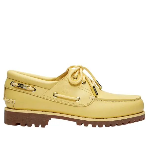 Timberland X Jacquemus 3-eye Lug Boat Shoes - Yellow
