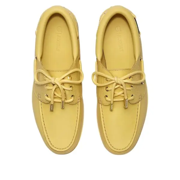 Timberland X Jacquemus 3-eye Lug Boat Shoes - Yellow
