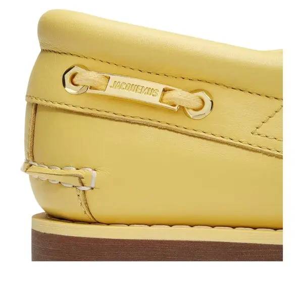 Timberland X Jacquemus 3-eye Lug Boat Shoes - Yellow