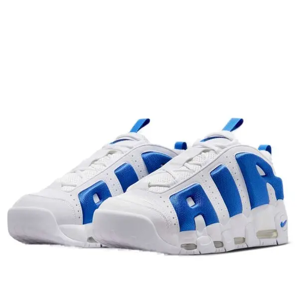 Nike More Uptempo Low - White/psychic Blue/hyper Royal