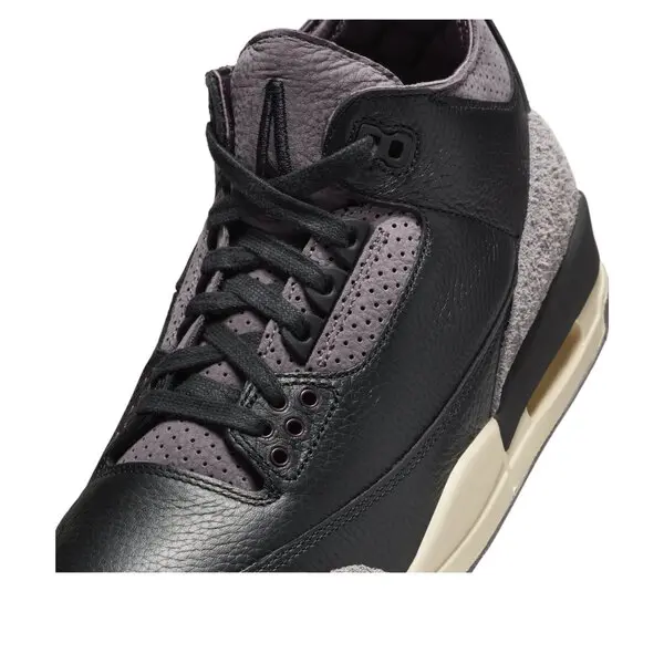 JORDAN 3 Retro Og Sp A Ma Maniére 'black Violet Ore - Black/black/flat Pewter