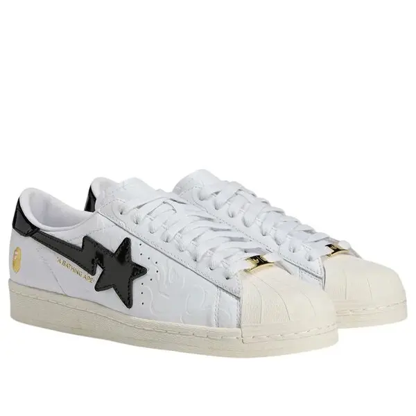 Adidas X A Bathing Ape Superstar Vintage Sneakers
