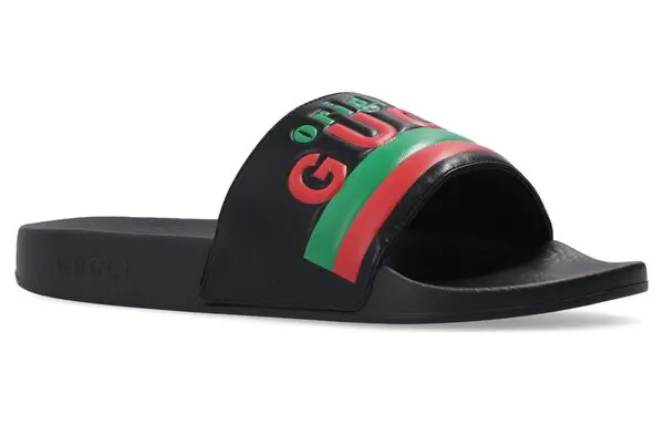 Gucci Embossed Logo Slide