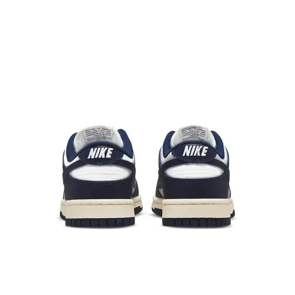 Nike Dunk Low Vintage Navy Sneakers - Blue/white