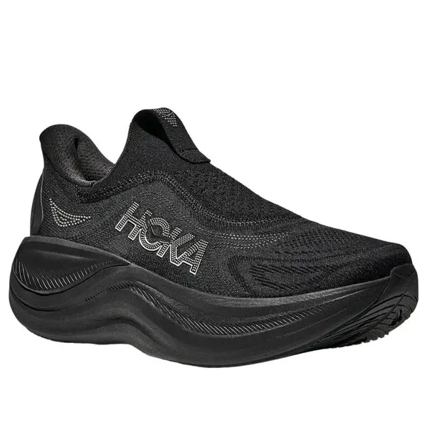 Hoka One One Skyward Laceless Sneakers - Black