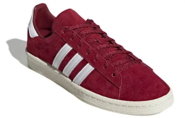 Adidas Campus 80s Low Top Sneakers - Red/white