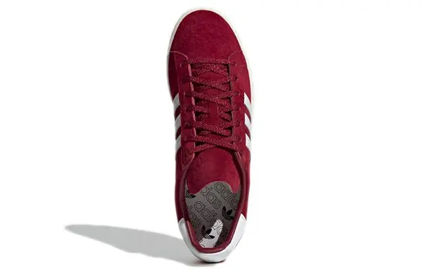 Adidas Campus 80s Low Top Sneakers - Red/white
