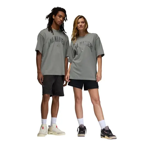 JORDAN X A Ma Maniere T-shirt - Flat Pewter