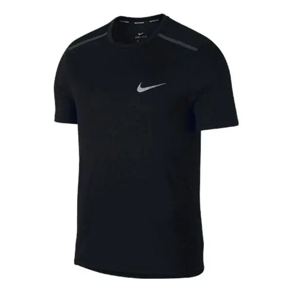 Nike Solid Color Logo Round Neck Casual Short Sleeve T-shirt - Multi-color