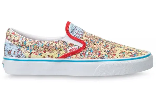 VANS Where's Waldo? X Classic Slip-on 'find Steve' Low Top Sneakers