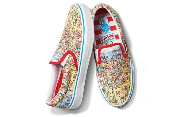 VANS Where's Waldo? X Classic Slip-on 'find Steve' Low Top Sneakers