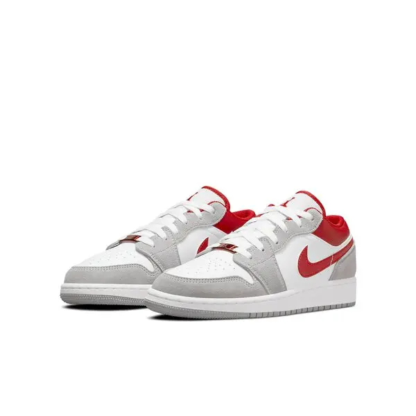 JORDAN 1 Low Se Sneakers - Grey/white/red