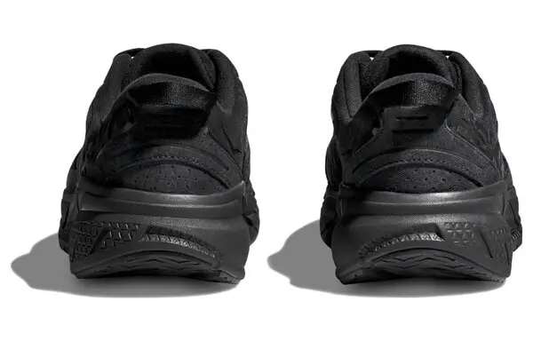 Hoka One One Clifton L Suede Sneakers - Black/black