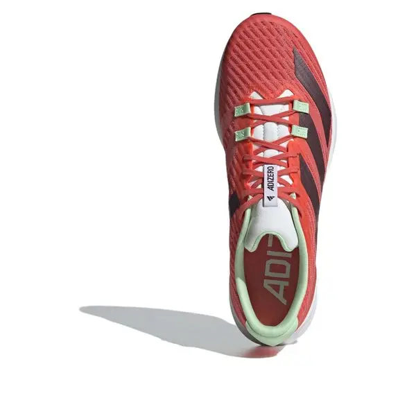 Adidas Adizero Rc "red White Black" Lace-up Athletic Sneakers - Red/white/black