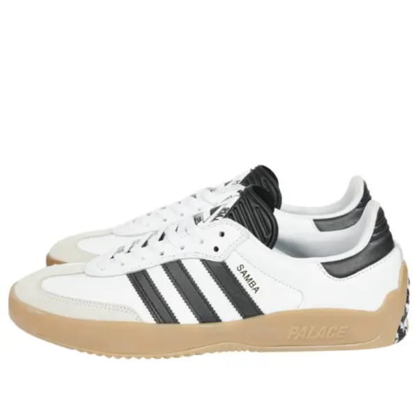 Adidas Palace X Samba Low Top Sneakers - White/black