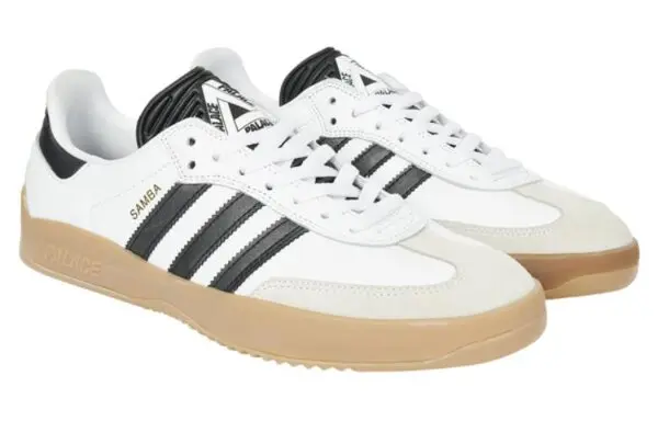 Adidas Palace X Samba Low Top Sneakers - White/black