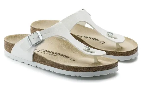 BIRKENSTOCK Gizeh Birko-flor Sandals - White