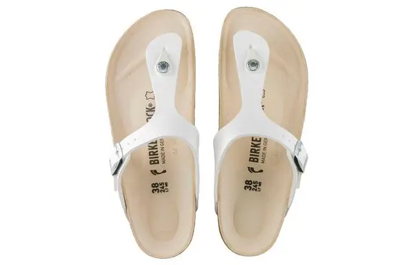 BIRKENSTOCK Gizeh Birko-flor Sandals - White
