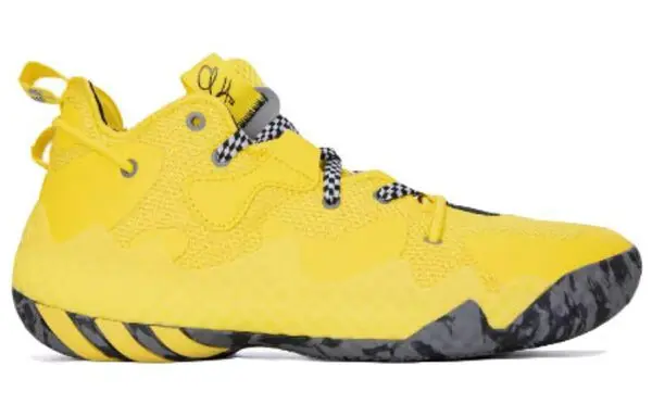 Adidas Harden Volume 6 'taxi' Mid-top Basketball Sneakers