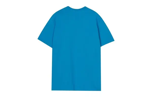 Supreme Ss18 Chicken Dinner Tee Cyan Printing Short Sleeve - Blue