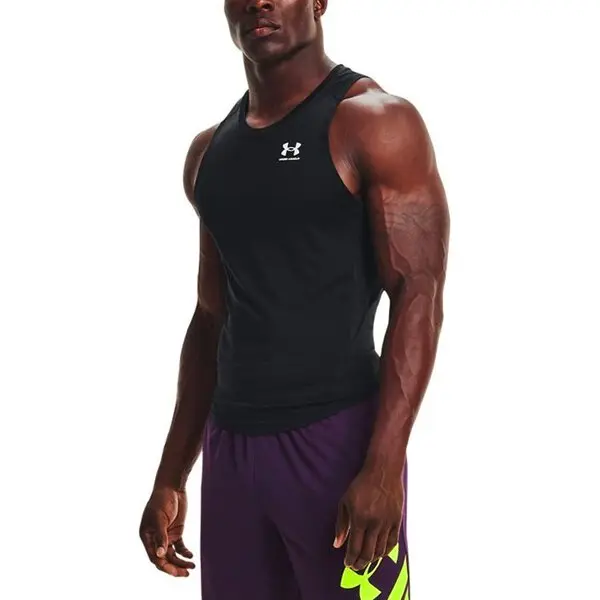 Under Armour Heatgear Compression Tank Top - Black