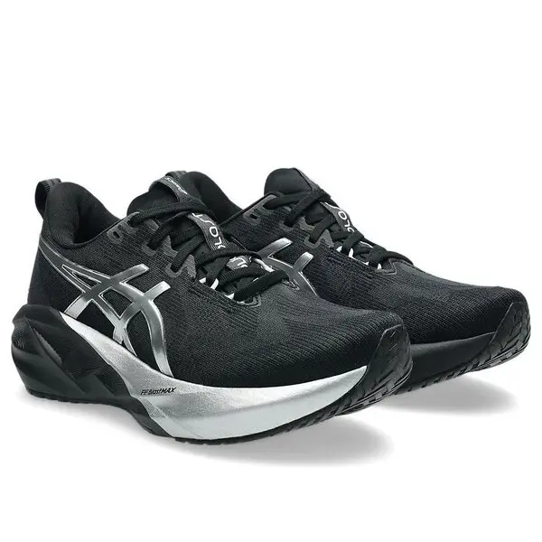 Asics Novablast Platinum Athletic Sneakers - Platinum/black