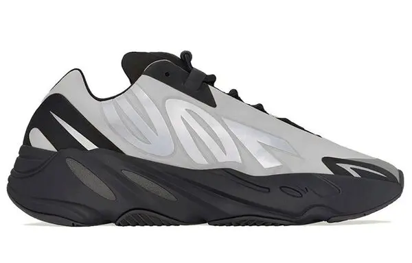 Adidas Yeezy Boost 700 Mnvn Metallic Sneakers - Black/gray