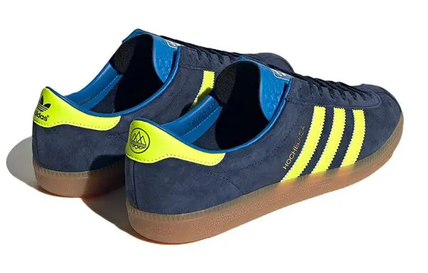 Adidas Hochelaga Spzl "indigo Solar Yellow - Blue