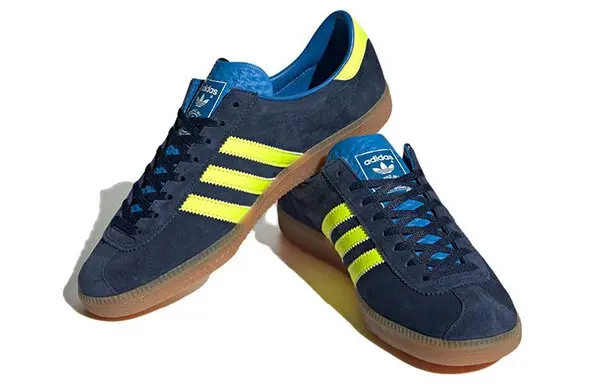 Adidas Hochelaga Spzl "indigo Solar Yellow - Blue