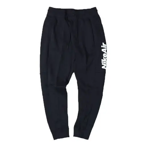 Nike Side Logo Cone Fleece Long Pants - Black