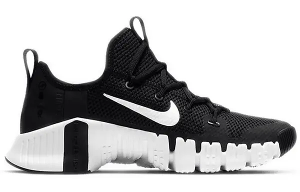 Nike Free Metcon 3 Training Sneakers - Black/white-volt