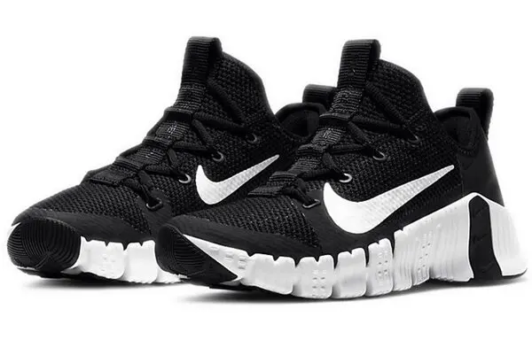 Nike Free Metcon 3 Training Sneakers - Black/white-volt