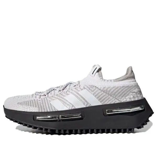 Adidas Originals Nmd S1 Shoes - Cloud White/core Black/silver Metallic